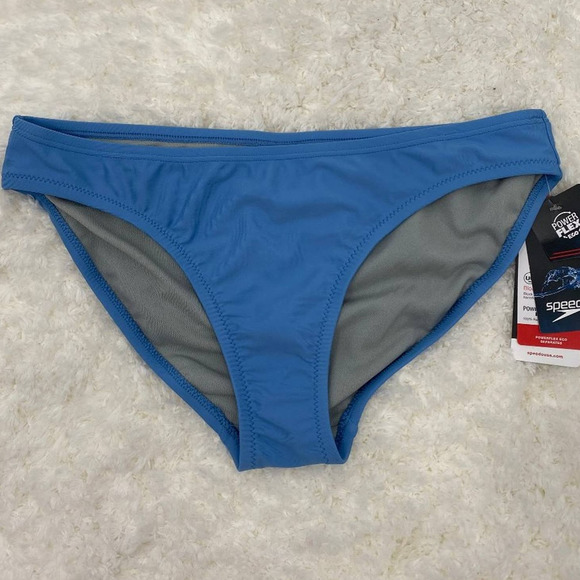 Speedo | Swim | Speedo Womens Blue Bikini Swim Bathing Suit Bottom ...